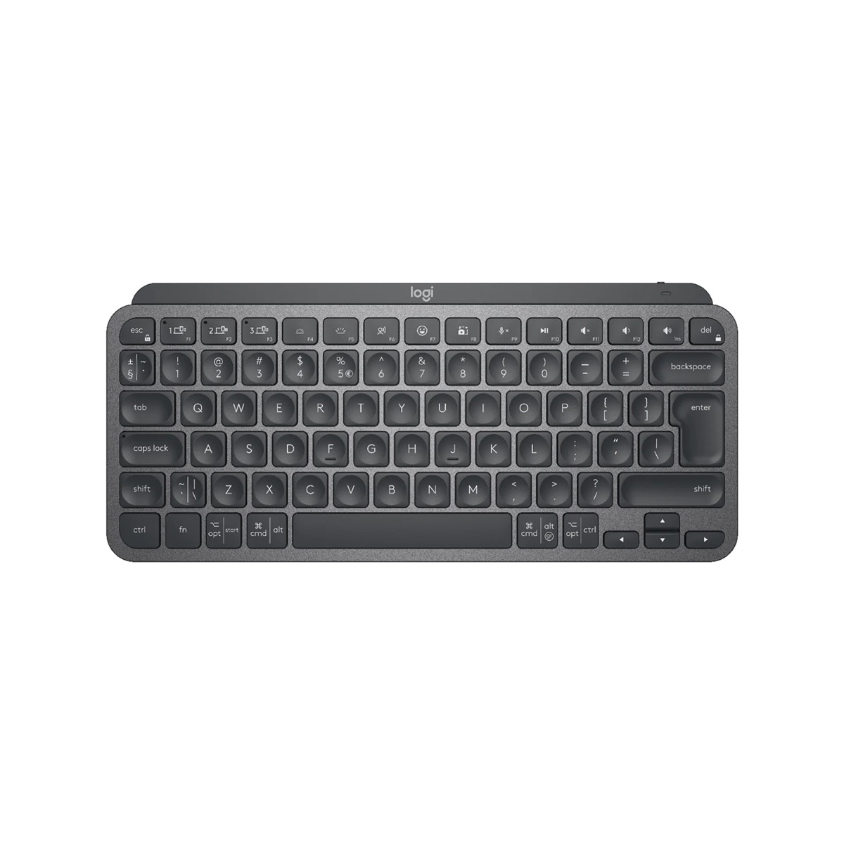 Logitech MX Keys Mini Graphite Minimalist Illuminated Wireless Keyboard ...